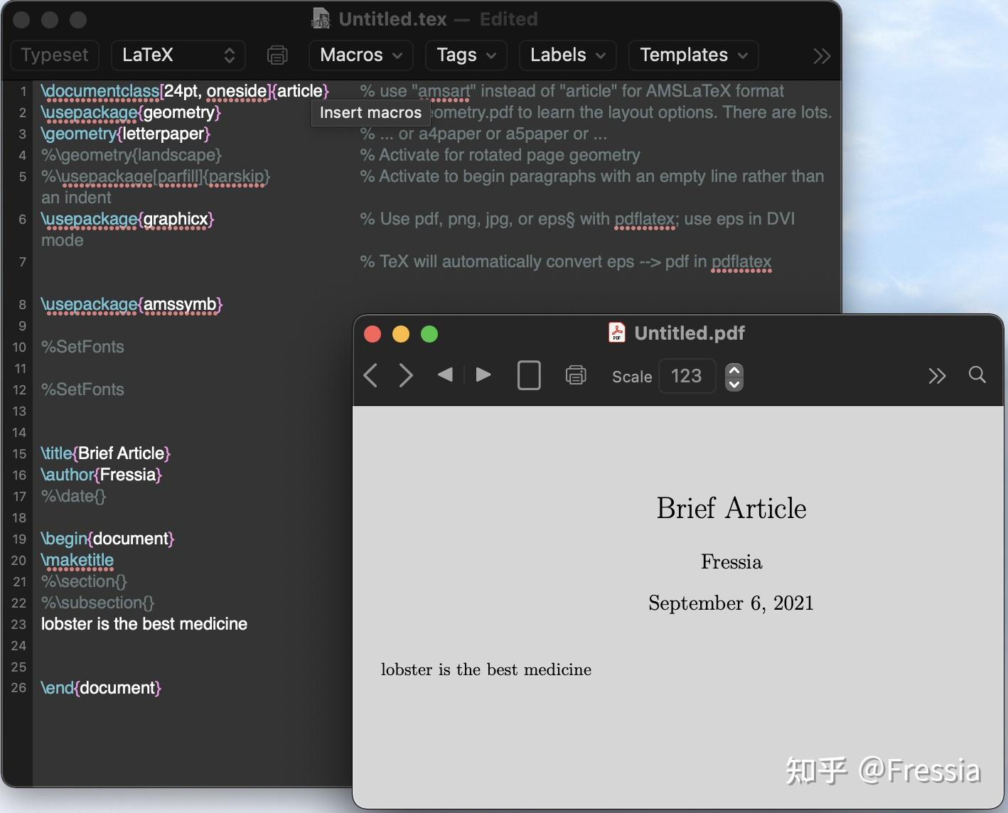 macOS 配置 LaTeX—MacTeX+TeXstudio/VS Code - 知乎