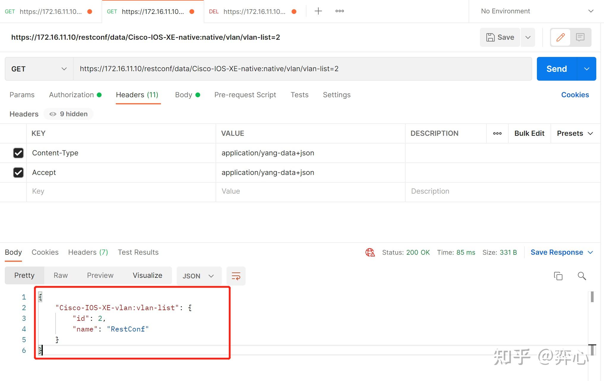 网络工程师的Python之路 -- RestConf实战（Postman） - 知乎