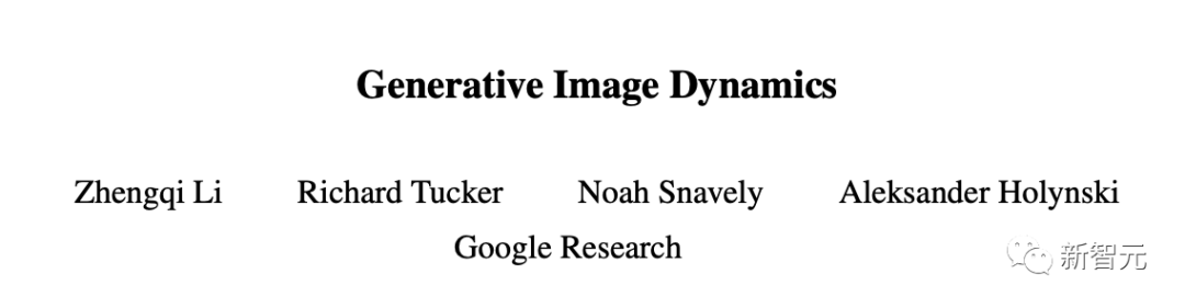 一拖一拽，玫瑰复活了！谷歌提出生成图像动力学，从此万物皆有灵 - 知乎