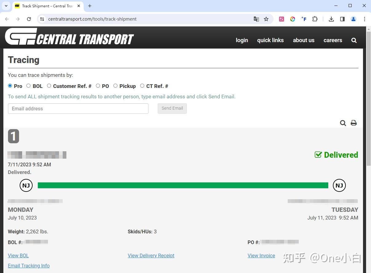 25 家美国尾程派送卡车承运商及货物追踪网址介绍 - 知乎