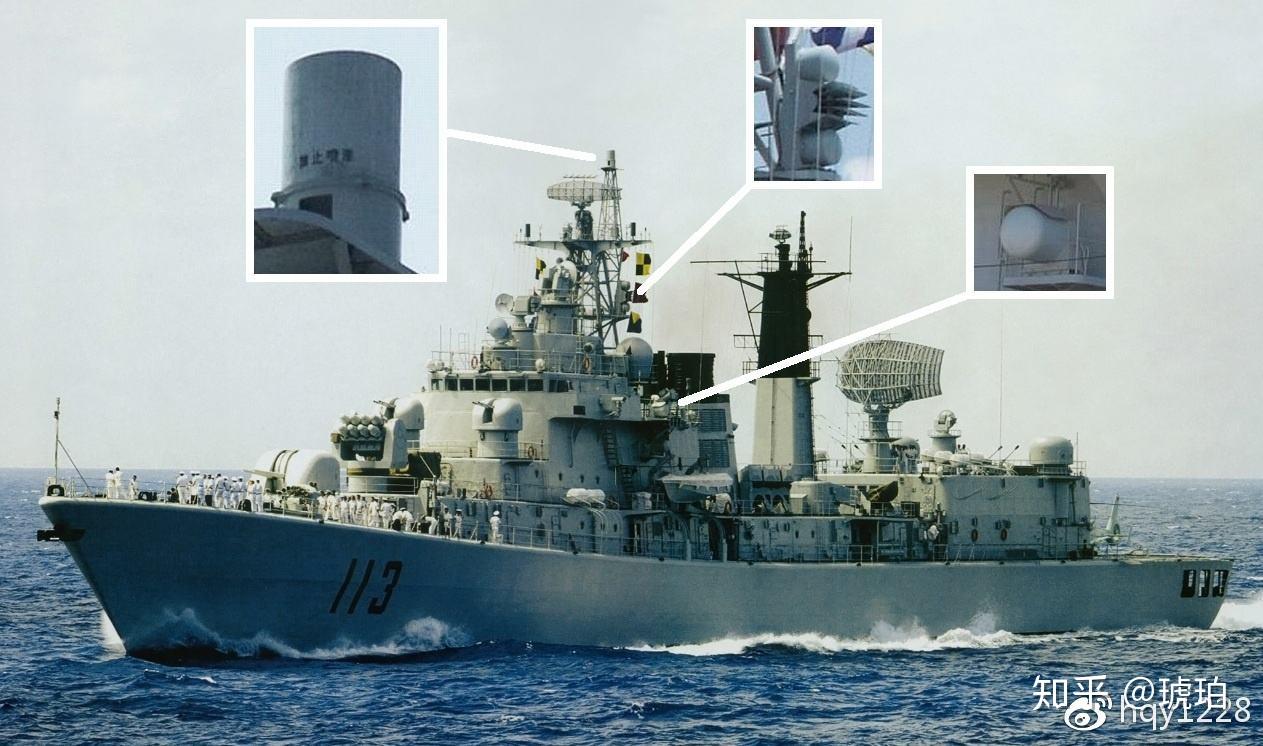 怎样从外观上区分052A/B/C/D? - 知乎