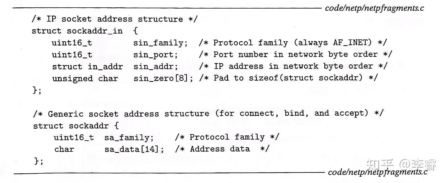 套接字接口（socket interface） - 知乎