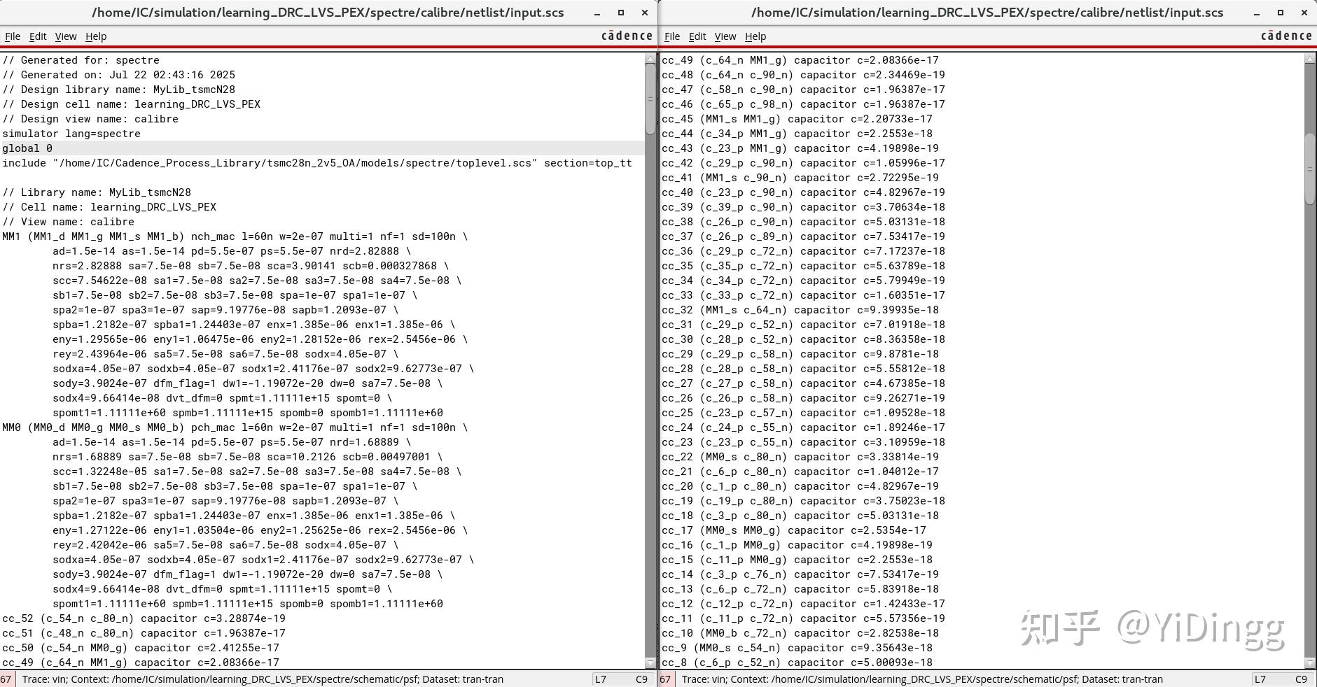 Cadence Virtuoso 教程 (八)：台积电 28nm 版图设计示例——包括 Layout, DRC, LVS, PEX 和后仿 ...