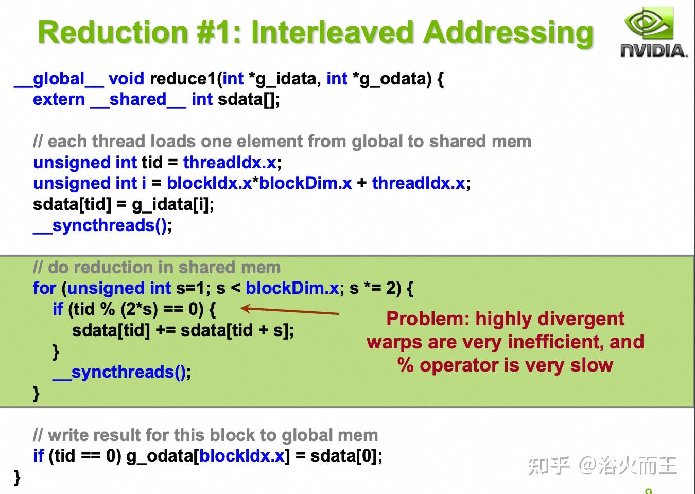 CUDA Mode 学习笔记1: Reduction - 知乎