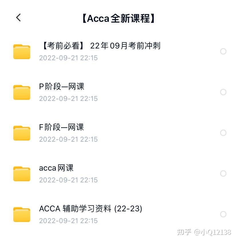 2022年ACCA财经考试F1-F9网课视频讲义电子版PDF分享 - 知乎
