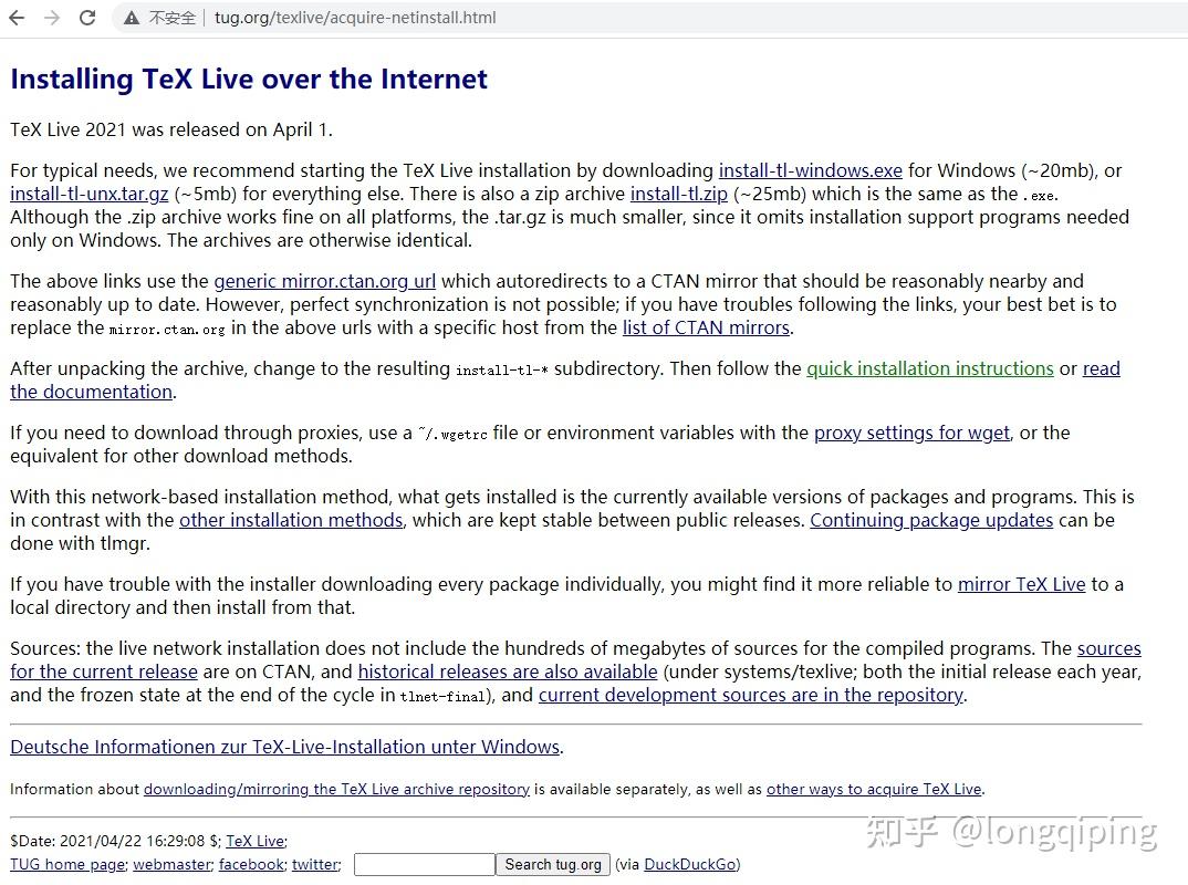 如何通过网络安装TexLive2021 ARM - 知乎