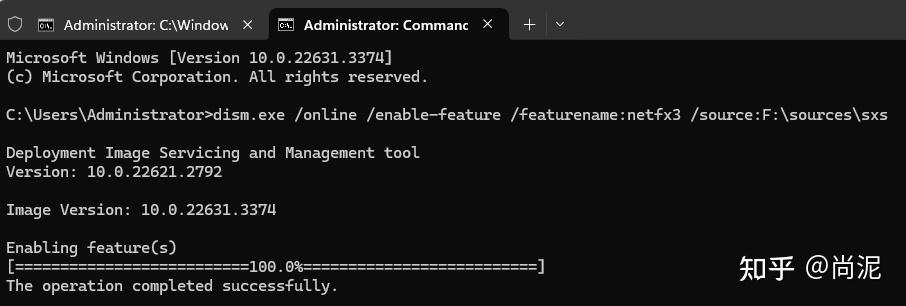 Windows 11 & Windows 10安装dotnet 3.5 - 知乎
