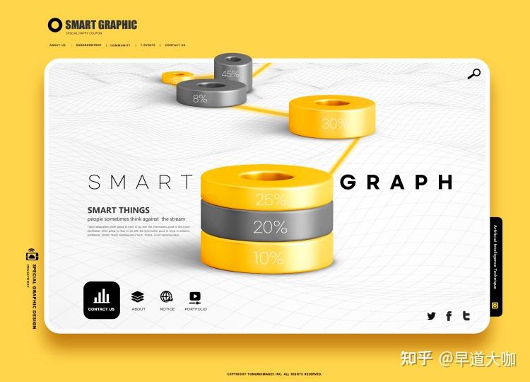 19款高级商务立体数据图表立体海报元素psd设计素材 Stereo Data Sheet Psd Material 知乎