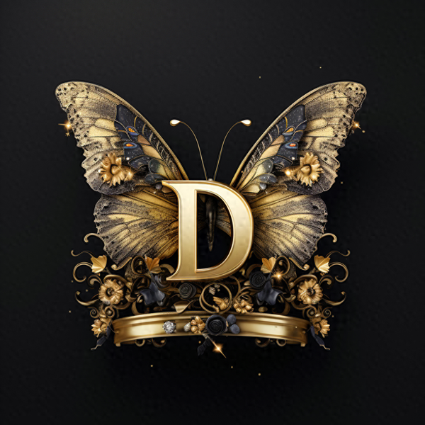 花灿蝶媚版、创意水钻版姓氏字母头像分享 - 知乎