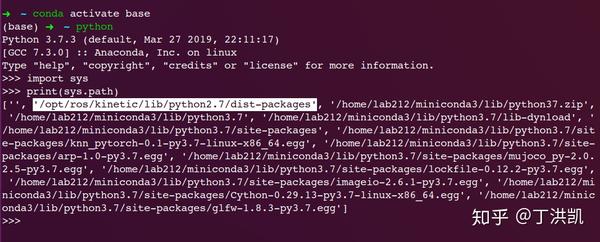 解决 Anaconda 与 ROS 冲突（python 版本与 opencv） - 知乎