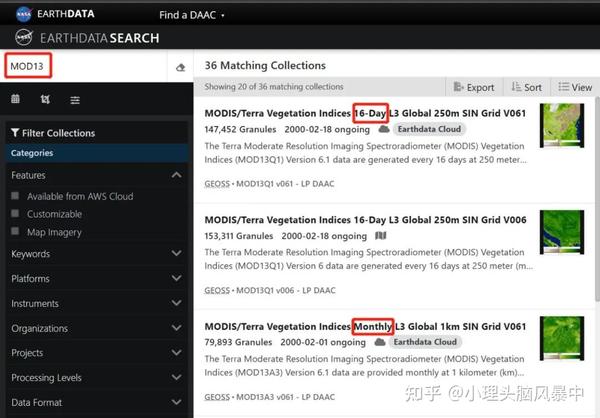 MODIS数据介绍与自动下载方式 - 知乎