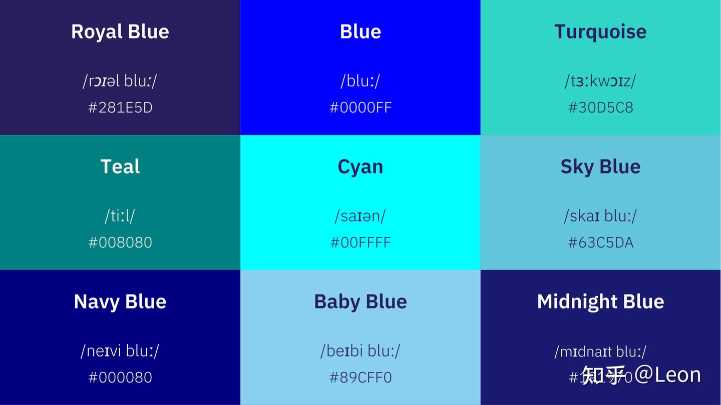 AI绘画常见的英文颜色提示词 - 知乎
