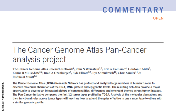 TCGA Pan-Cancer analysis project - 知乎