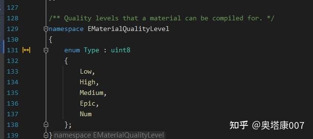 UE4/5 Material Quality Level配置基础概念 - 知乎