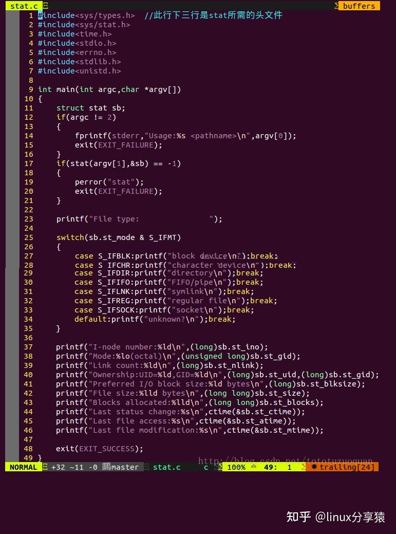 Linux服务器开发之：stat()，fstat(),lstat()详细介绍+案例演示 - 知乎