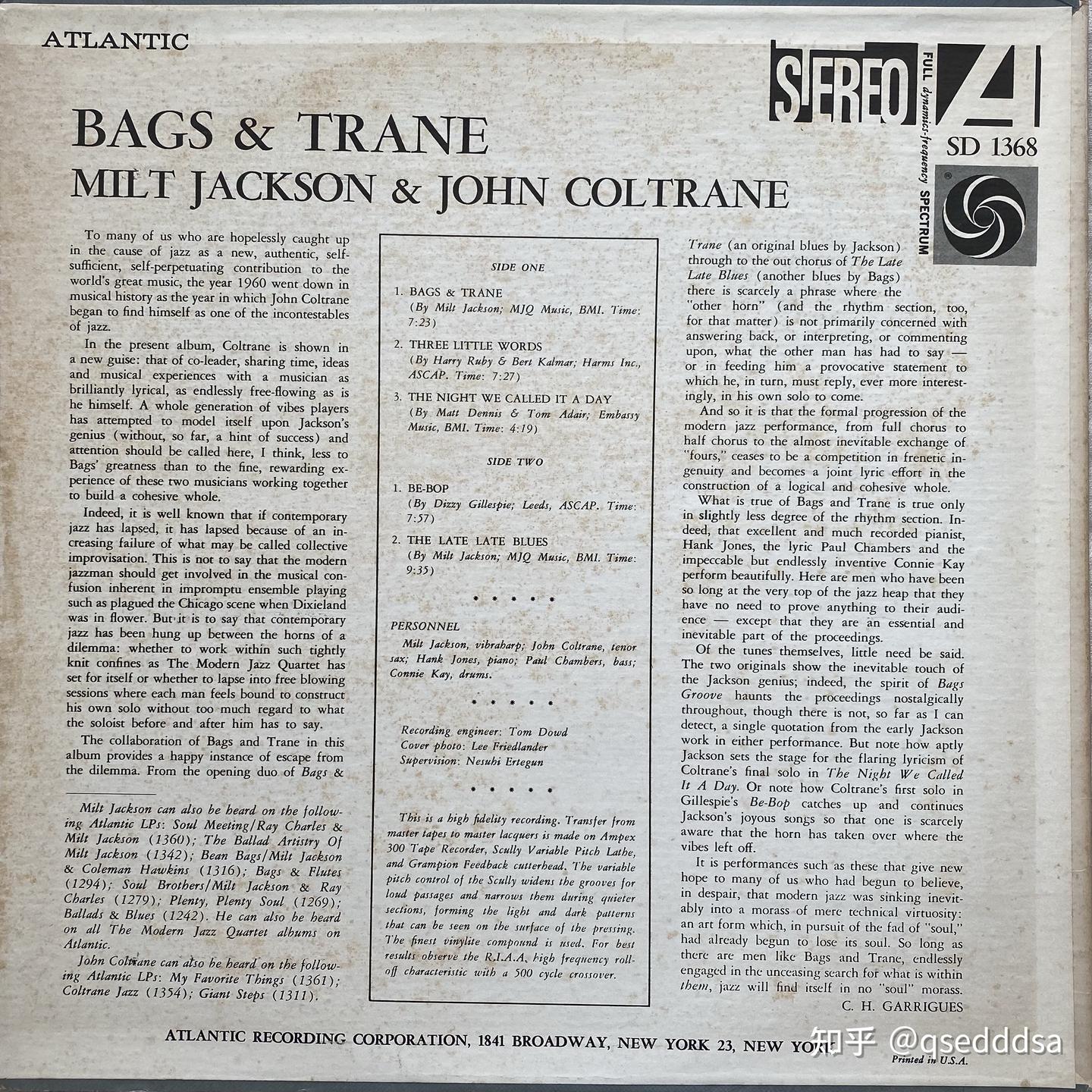 Bags And Trane - 知乎