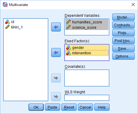 SPSS超详细操作：两因素多元方差分析(Two-way Manova) - 知乎