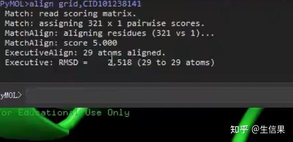 一分钟钟教你用pymol计算配体的RMSD - 知乎