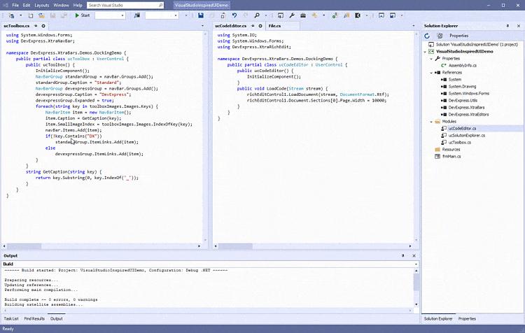 用DevExpress WinForms Docking库，轻松创建类Visual Studio窗口界面！ - 知乎