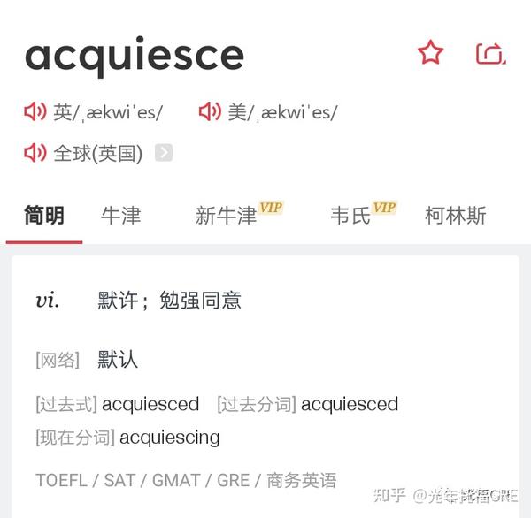 GRE acquiesce gre-acquiesce