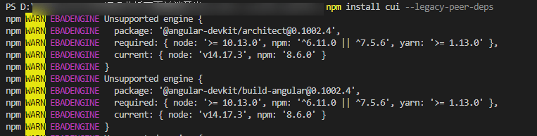 npm install xxxx --legacy-peer-deps命令是什么？ - 知乎