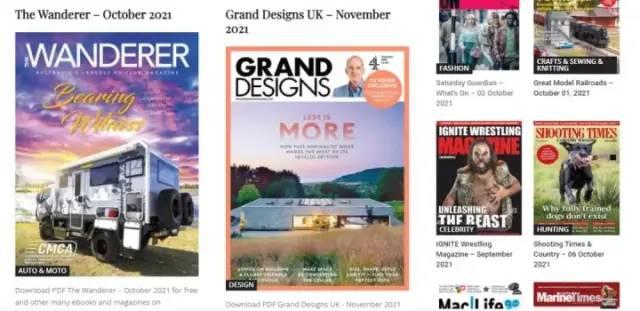 这些网站可以下载大量国外杂志 PDF 版，有没有你的最爱？ - 知乎