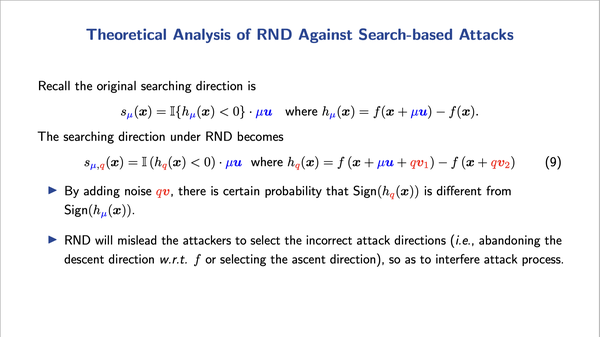 黑盒场景下的对抗防御方法，随机噪声防御， Random Noise Defense Against Query-Based Black-Box ...