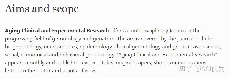 SCI期刊分析：IF将破5分！老年医学JCR2区，国人发文第三，无版面费 - 知乎