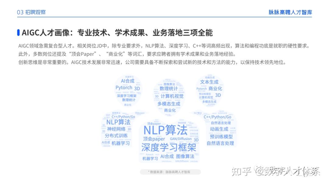 转载AIGC人才趋势报告，谈谈我对当前AIGC人才需求的一些观察 - 知乎