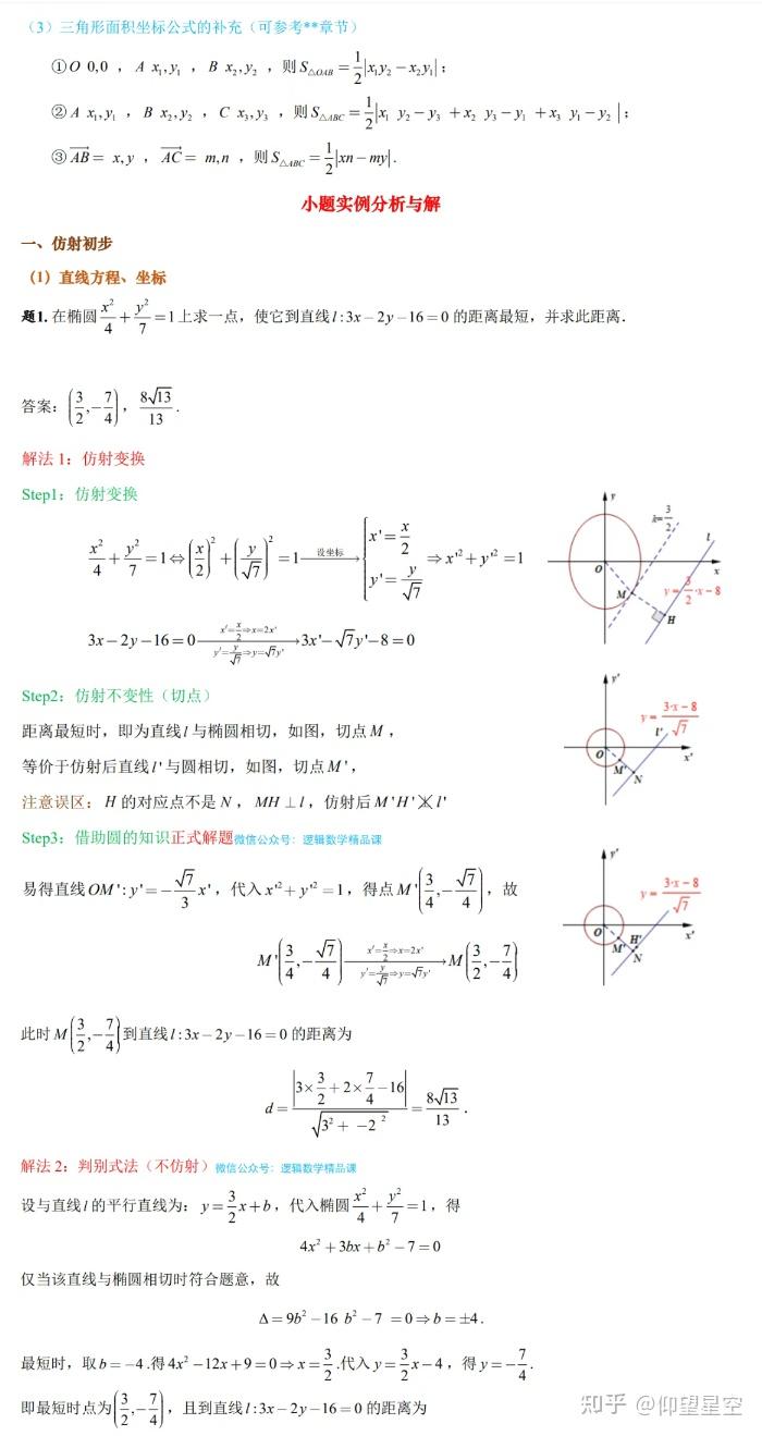 化椭为圆仿射大法 知乎
