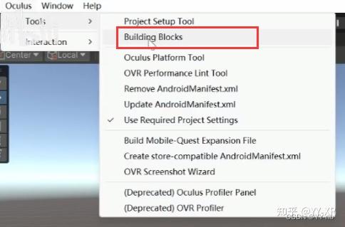 Unity Meta XR SDK 快捷配置开发工具【Building Block/Quick Action ...