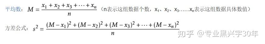 初中数学数据的整理与分析章节方差公式是什么？ 知乎 