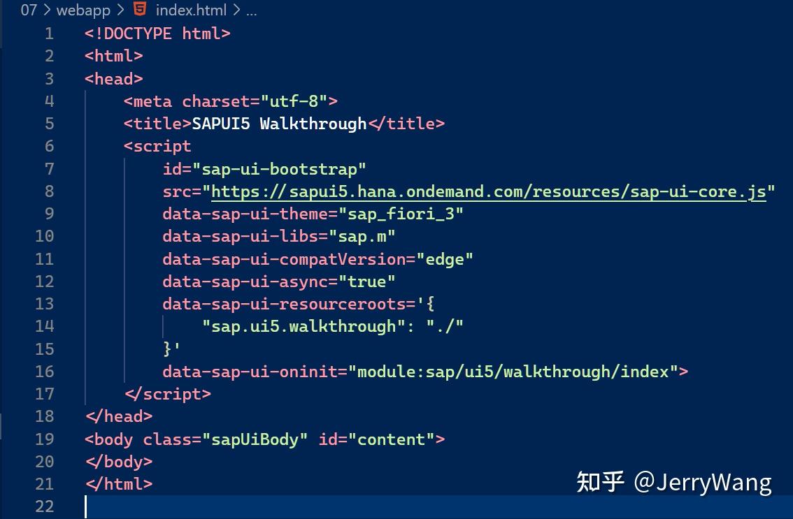 SAP UI5 index.html 里的 bootstrap script 介绍 - 知乎
