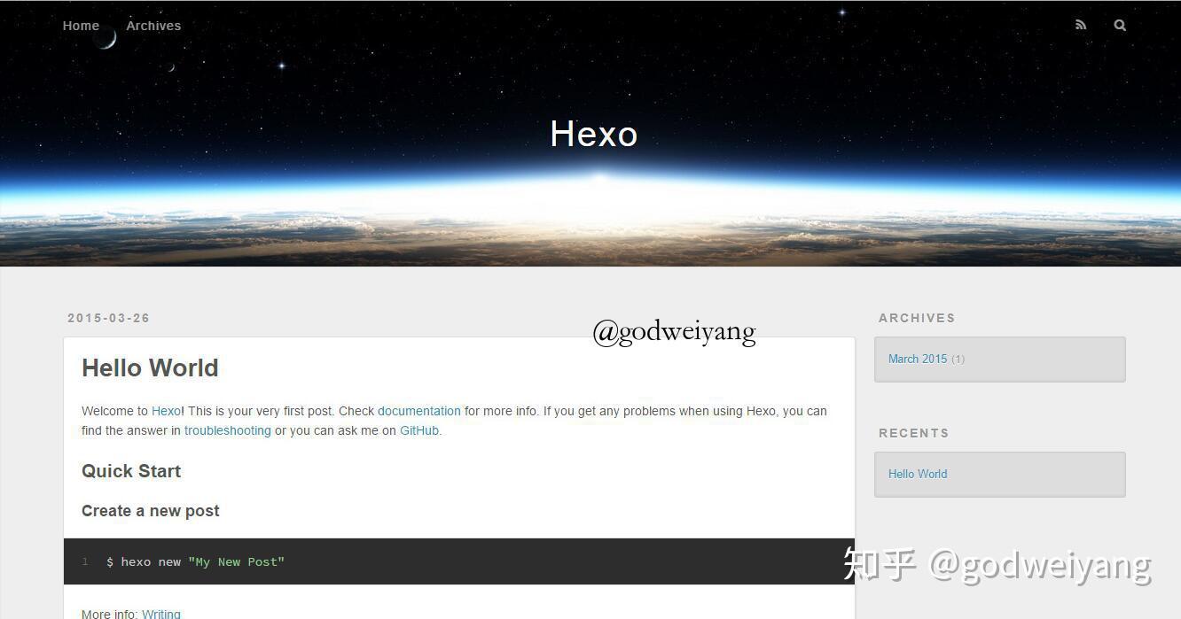 超详细Hexo+Github博客搭建小白教程 - 知乎