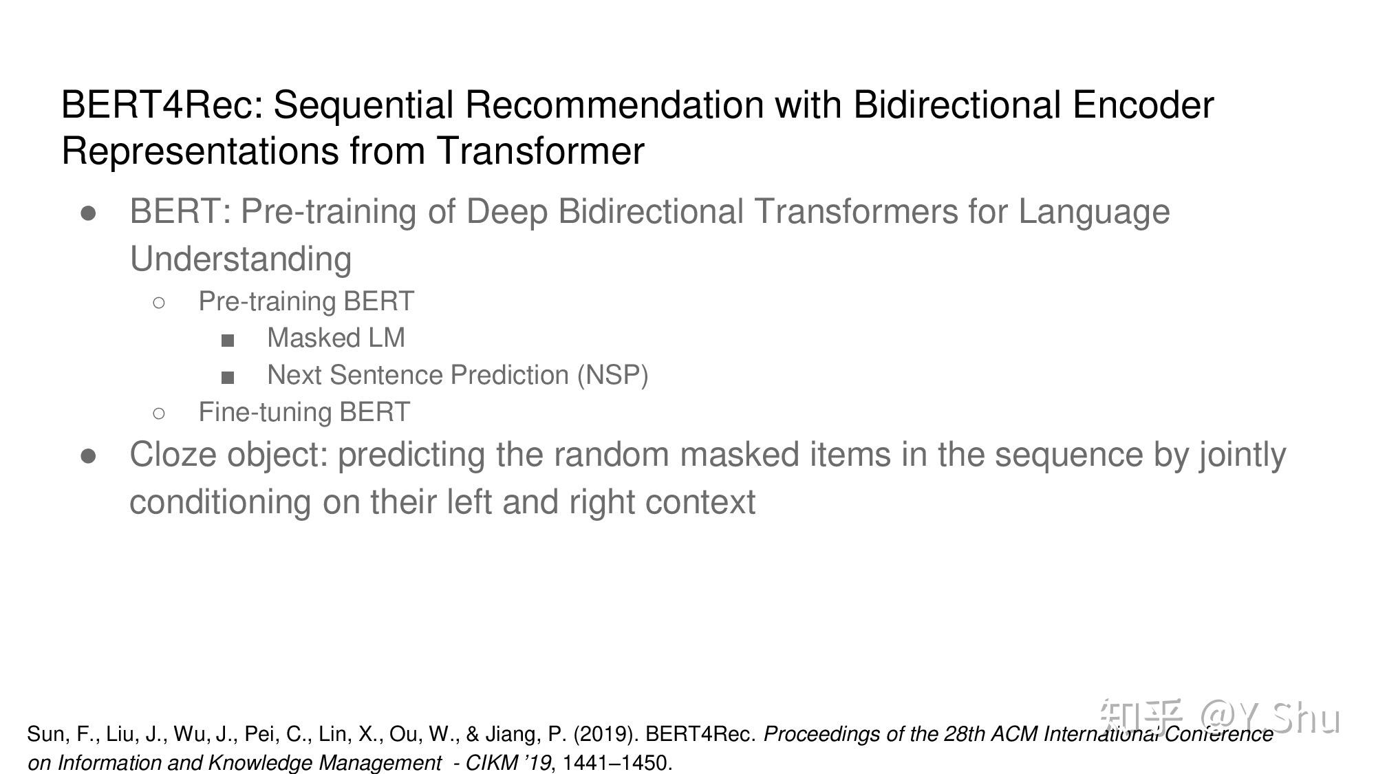 Deep Learning for Sequential Recommendation - 简介 - 知乎