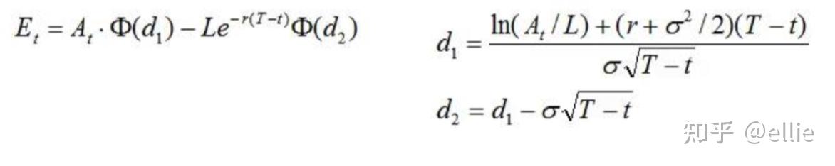 Credit Risk｜推导Merton Model KMV Model - 知乎