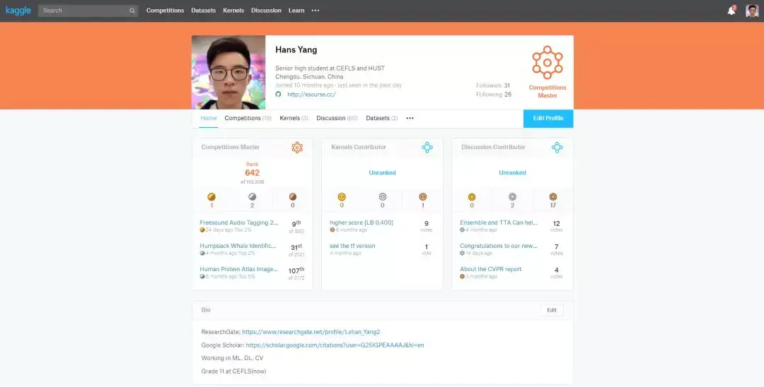 仅用10个月！中国高中生拿下Kaggle Master，怎么做到的？ - 知乎