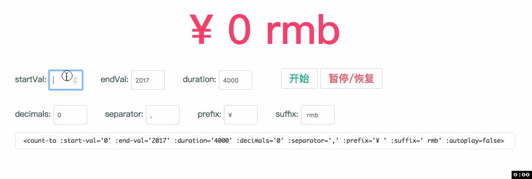 推荐一个vue插件-数字滚动计时vue-countTo - 知乎
