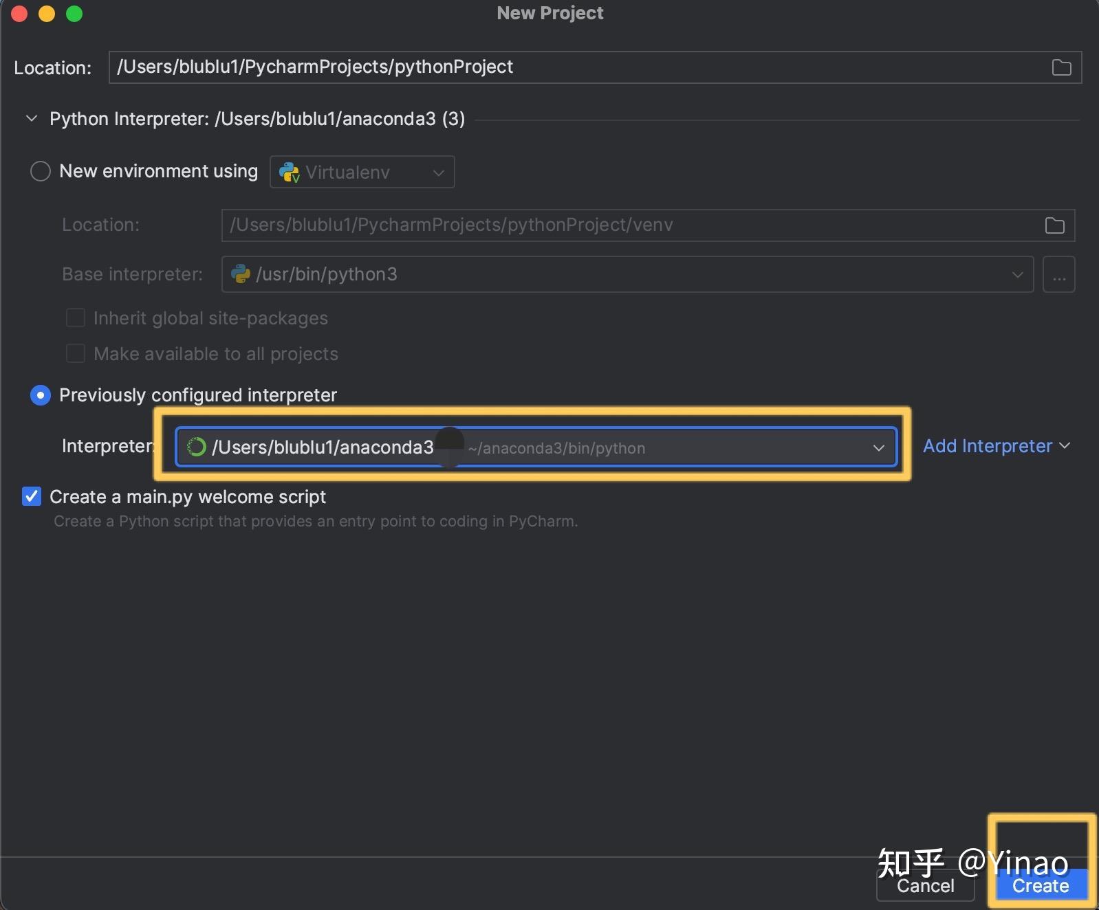 PyCharm配置Anaconda的Python 解释器（Mac版） - 知乎