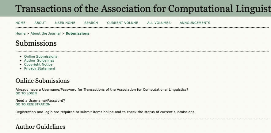 NLP顶刊：Transactions of ACL (TACL) 期刊介绍/投稿/审稿 - 知乎