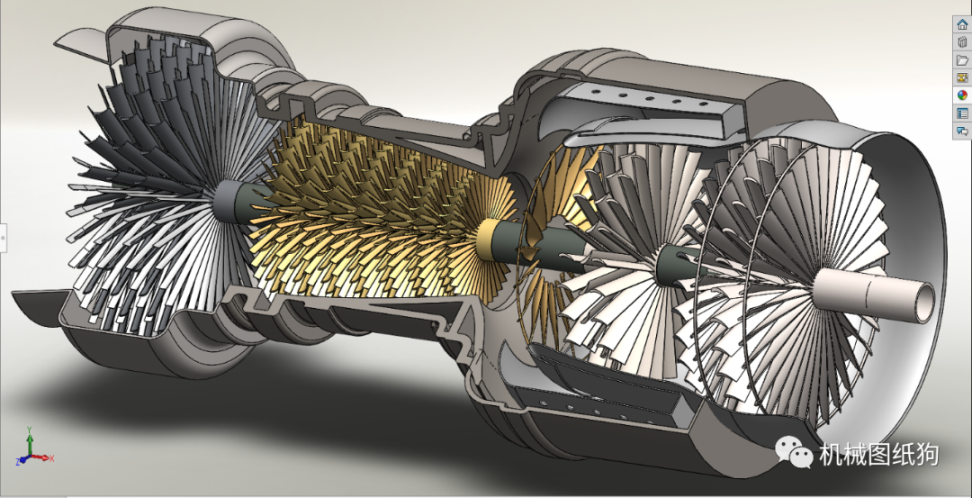 【工程机械】gas-turbine-sgt燃气轮机3D数模图纸 Solidworks设计 - 知乎