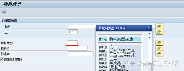 在SAP界面里含有下拉框的栏位里按F4，系统报错 - 内部错误:表格格式- - 知乎