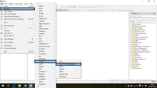 ENVI遥感软件平台的使用 - 知乎