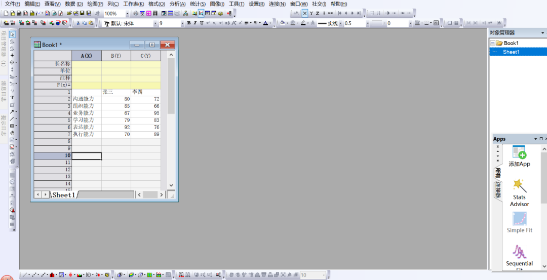 周日静学（28）：Origin画图之蛛网图 - 知乎