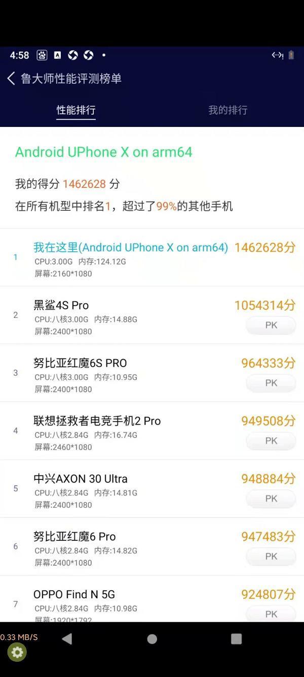 UCloud优刻得云手机Benchmark超越99%的安卓手机 - 知乎