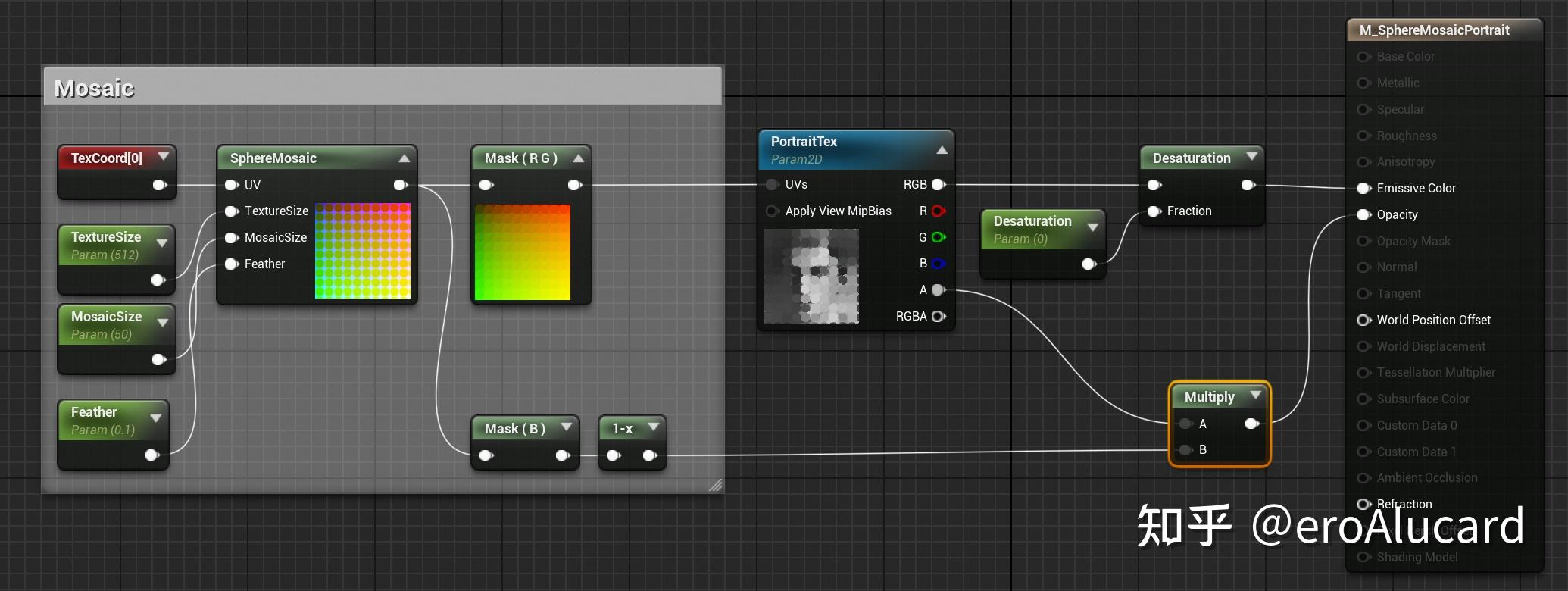 UE4 Shader 基于圆形/方形的马赛克效果 - 知乎