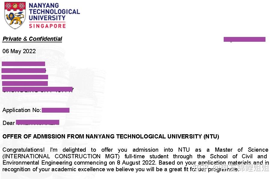 GPA3.1、雅思5.0都能申上南洋理工大学，为什么你不行？新加坡留学申硕案例合集 - 知乎