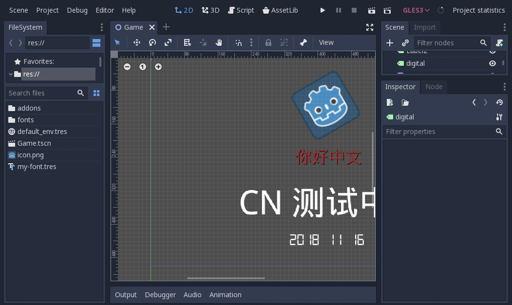 Godot Engine Tips: 字体资源和中文字体显示 - 知乎