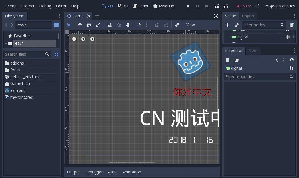 Godot Engine Tips: 字体资源和中文字体显示 - 知乎