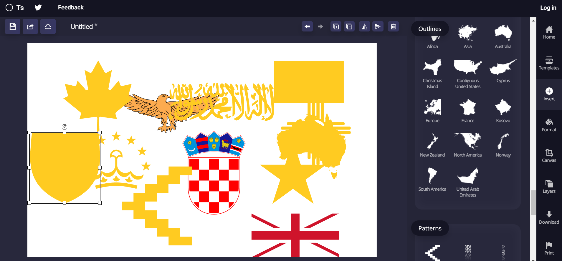 Tennessine Flag Designer